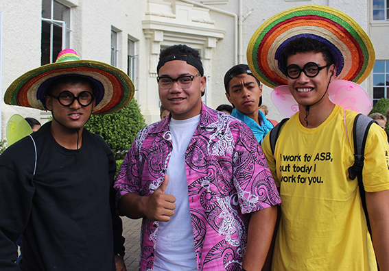 Colourful support for Mufti Day - Mount Albert Grammar School