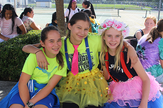 Colourful support for Mufti Day - Mount Albert Grammar School