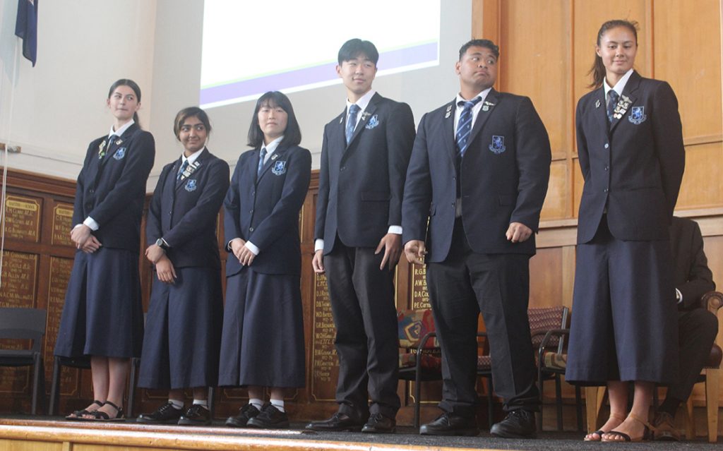Prefects for 2021 recognised at assembly - Mount Albert Grammar School